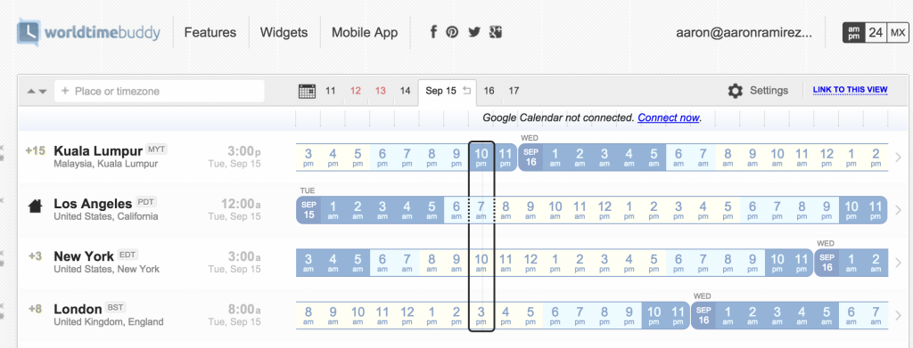The Fastest Way to Schedule Meetings Across Time Zones · Location ... The Fastest Way to Schedule Meetings Across Time Zones · Location ...
